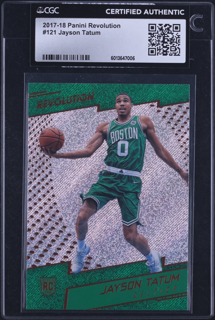 2017 Panini Revolution Jayson Tatum ROOKIE #121 CGC AUTH on Fanatics ...