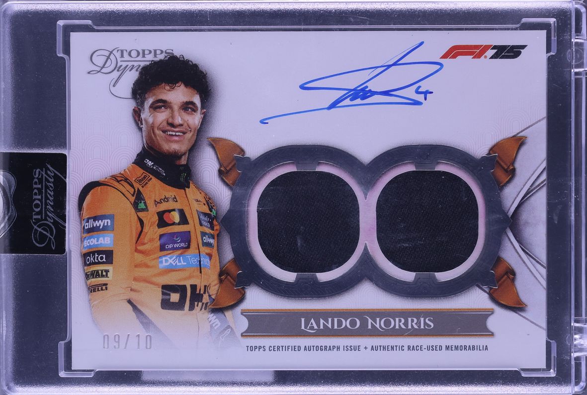 2025 Topps Dynasty Formula 1 F1 Single Driver Dual Lando Norris PATCH ...