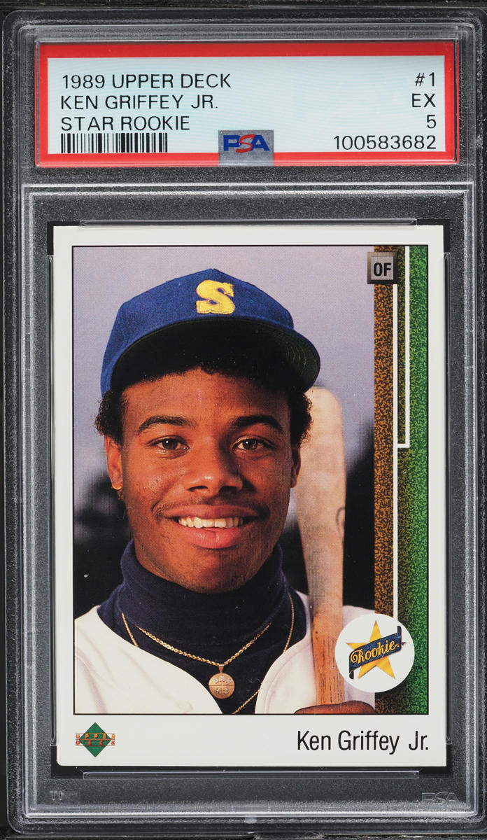 1989 Upper Deck Ken Griffey Jr. ROOKIE #1 PSA 5 EX on Fanatics Collect
