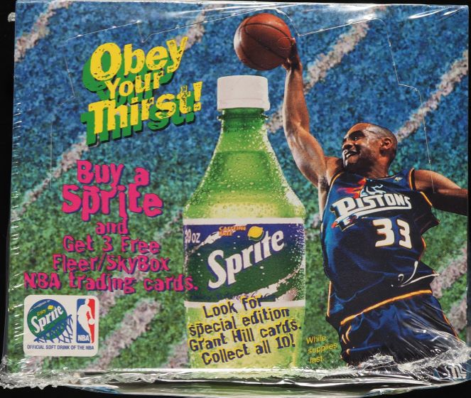1996-97 Skybox Sprite Basketball Sealed Promotion Box, Kobe Bryant ...