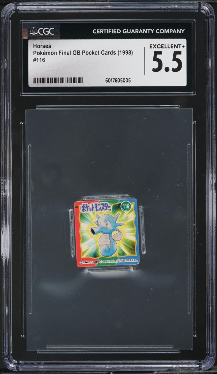 1998 Pokemon Japanese Final GB Pocket Cards Horsea #116 CGC 5.5 EX+ on ...