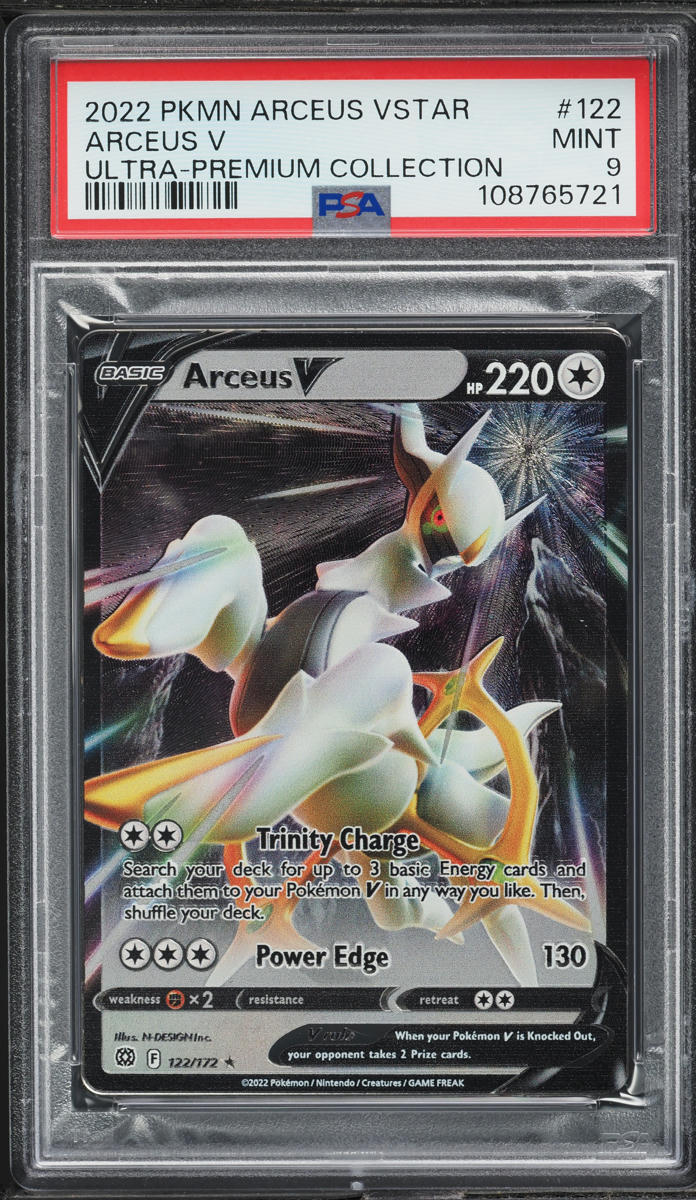 2022 Pokemon SWSH Arceus VSTAR Ultra Premium Collection Arceus V #122 ...