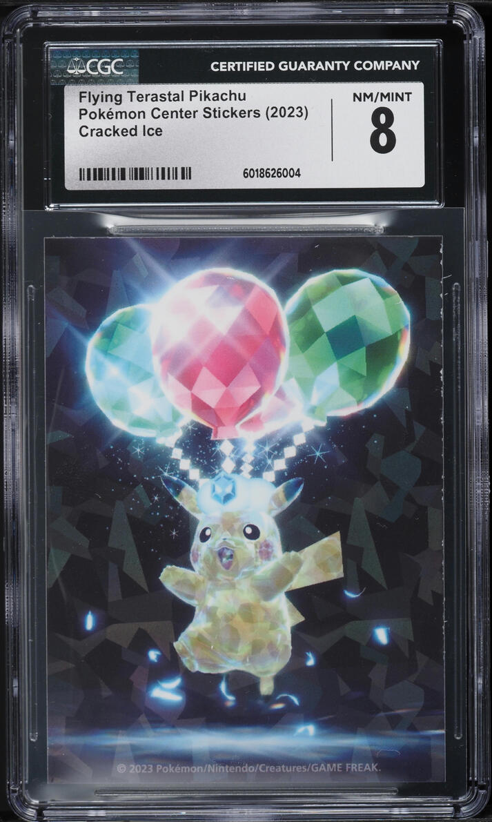 2023 Pokemon Center Stickers Cracked Ice Terastal Flying Terastal ...
