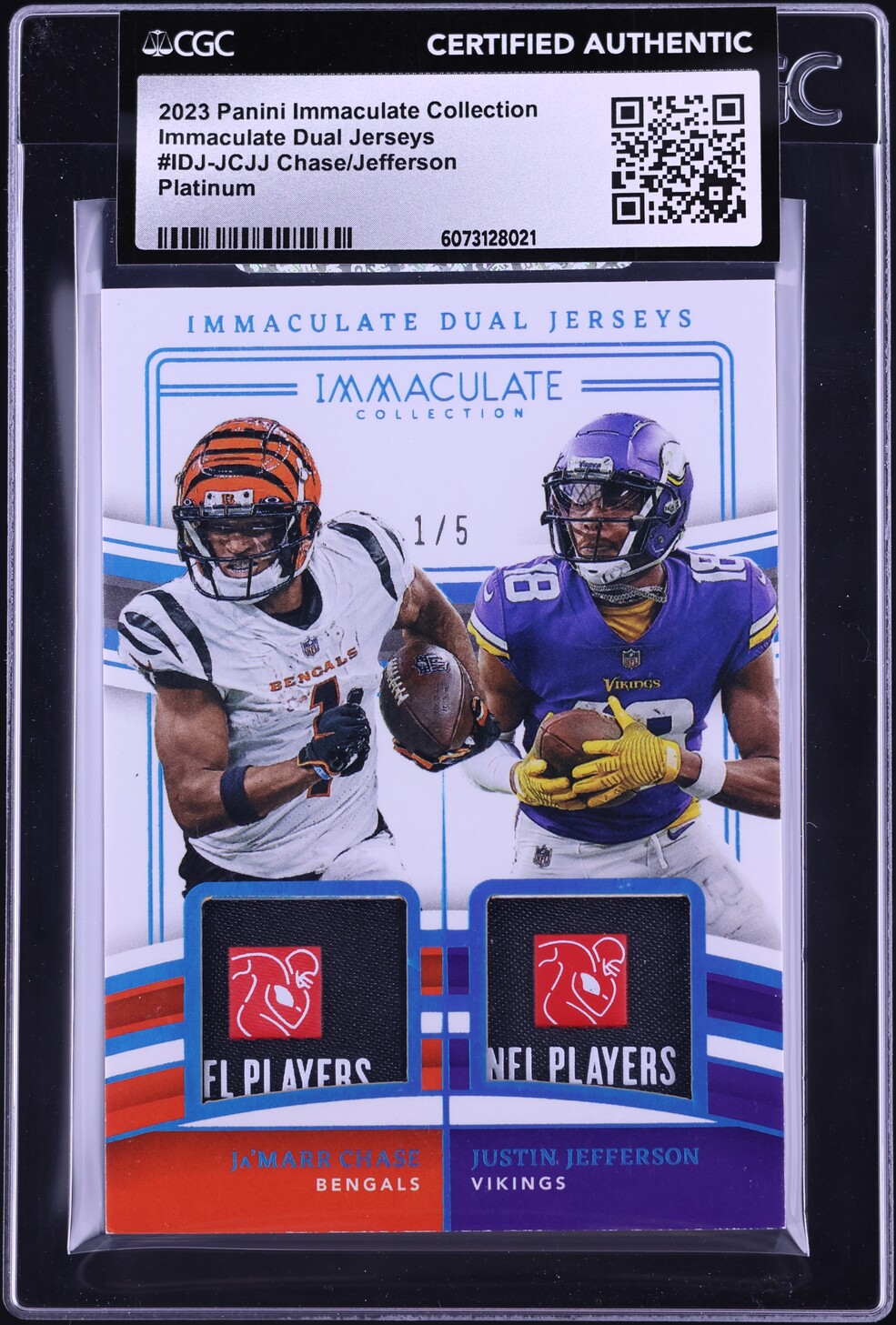 2023 Immaculate Collection Dual Platinum Chase & Jefferson PATCH 1/5 ...