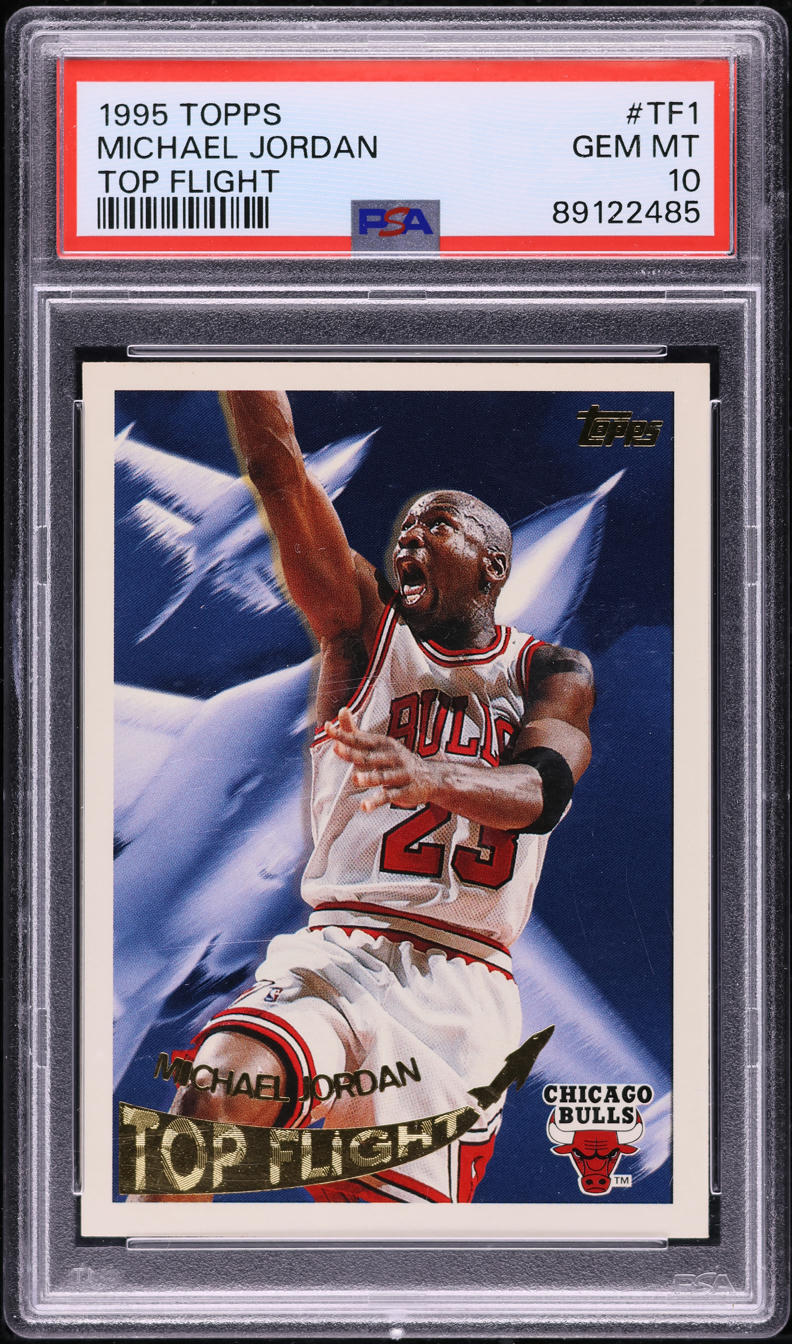 1995 Topps Top Flight Michael Jordan #TF1 PSA 10 GEM MINT on Fanatics ...