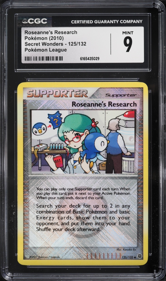 2010 Pokemon DP Secret Wonders League Crosshatch Holo Roseanne's ...