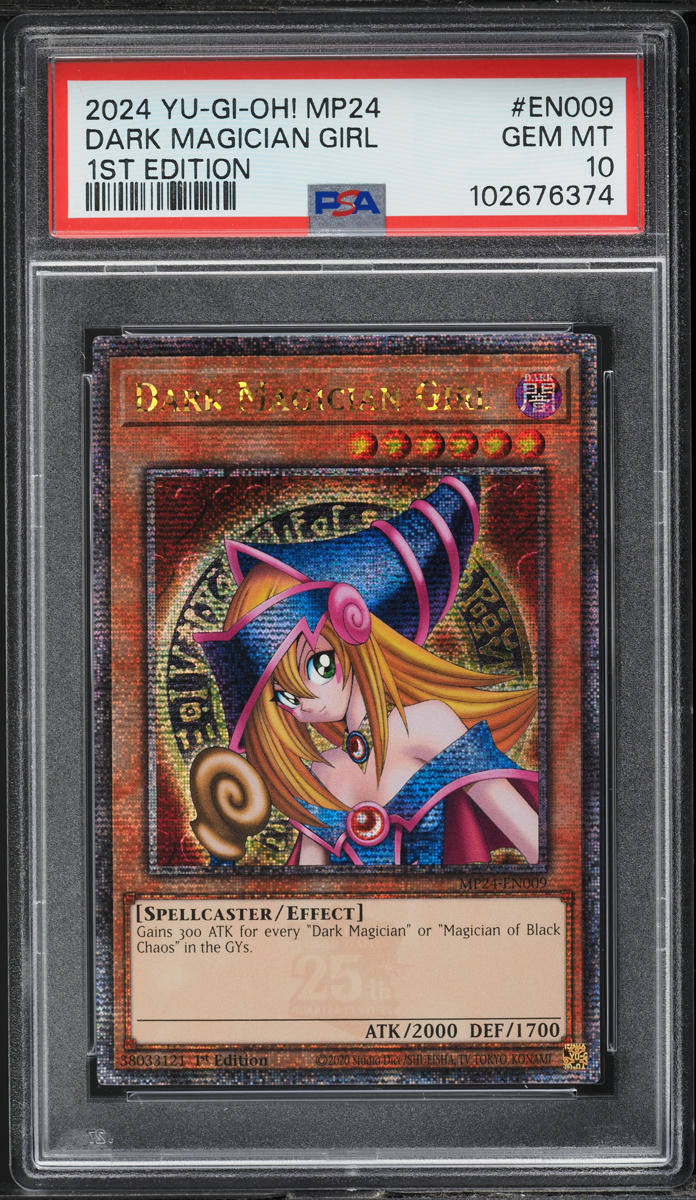 2024 Yu-Gi-Oh! MP24 1st Edition Dark Magician Girl #MP24-EN009 PSA 10 GEM MINT on Fanatics Collect