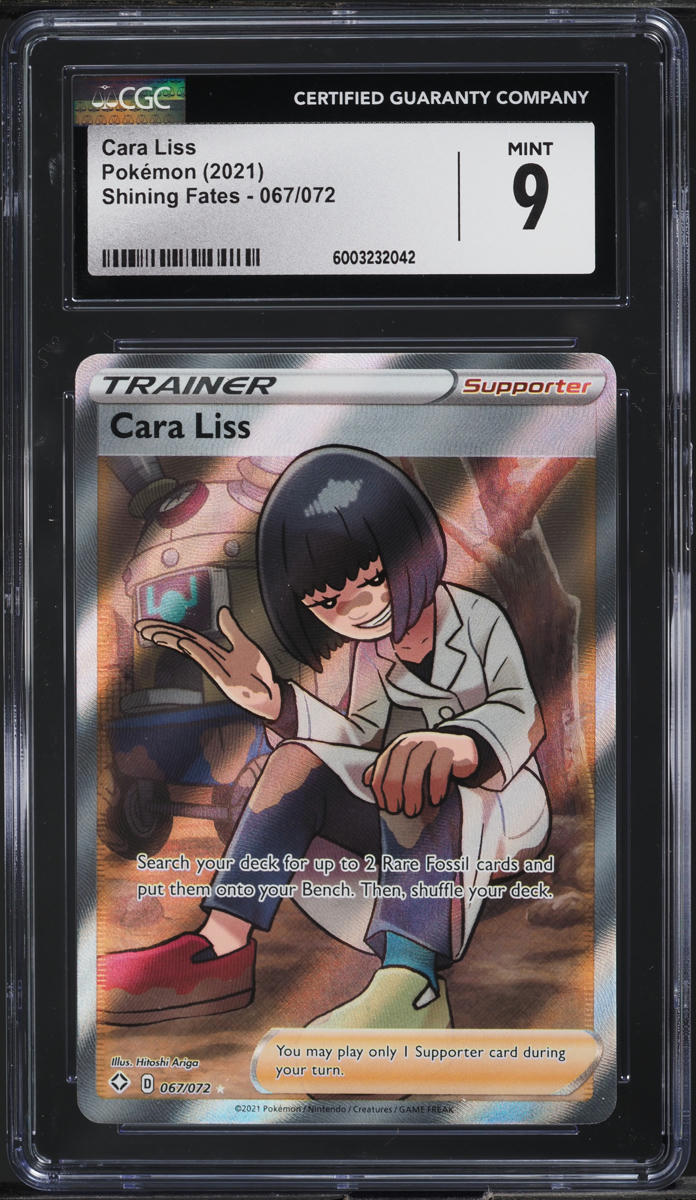 2021 Pokemon Sword & Shield Shining Fates Full Art Cara Liss #67 CGC 9 ...