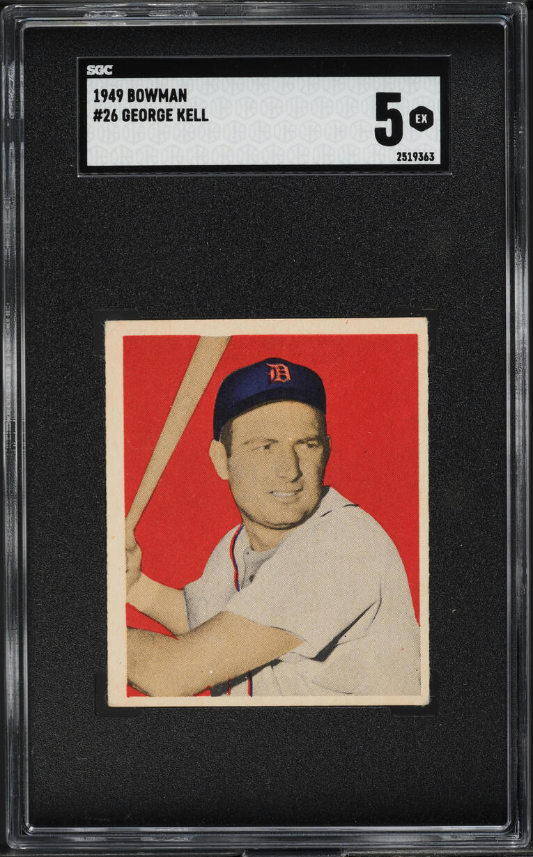 1949 Bowman George Kell #26 SGC 5 EX on Fanatics Collect