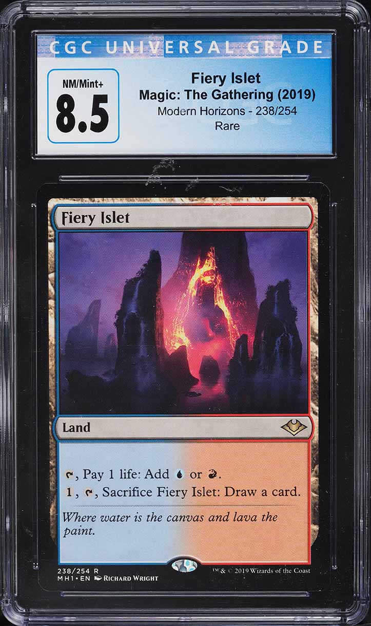 2019 Magic The Gathering MTG Modern Horizons Fiery Islet #238 CGC 8.5 ...