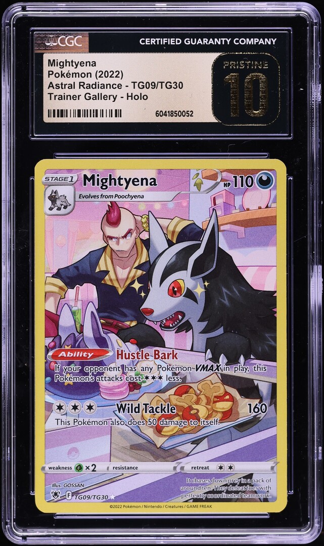 2022 Pokemon SWSH Astral Radiance Full Art Mightyena #TG09 CGC 10 PRISTINE on Fanatics Collect