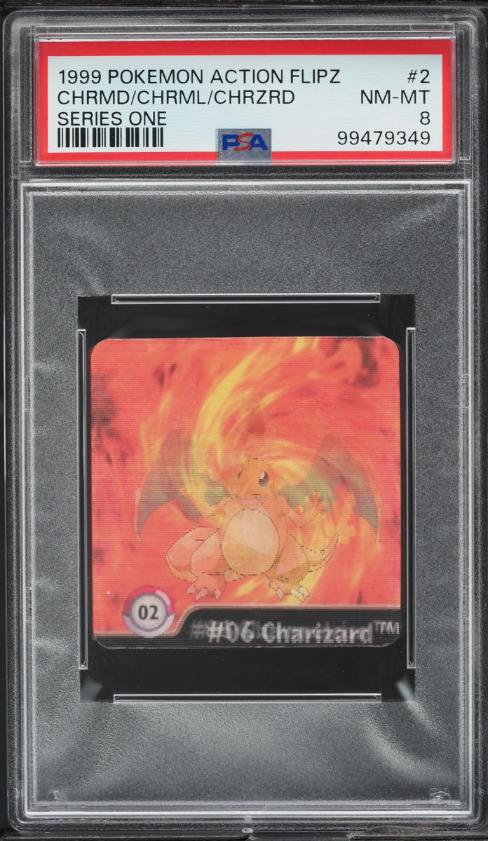 1999 Pokemon Action Flipz Series One Charmander Charmeleon Charizard #2 ...
