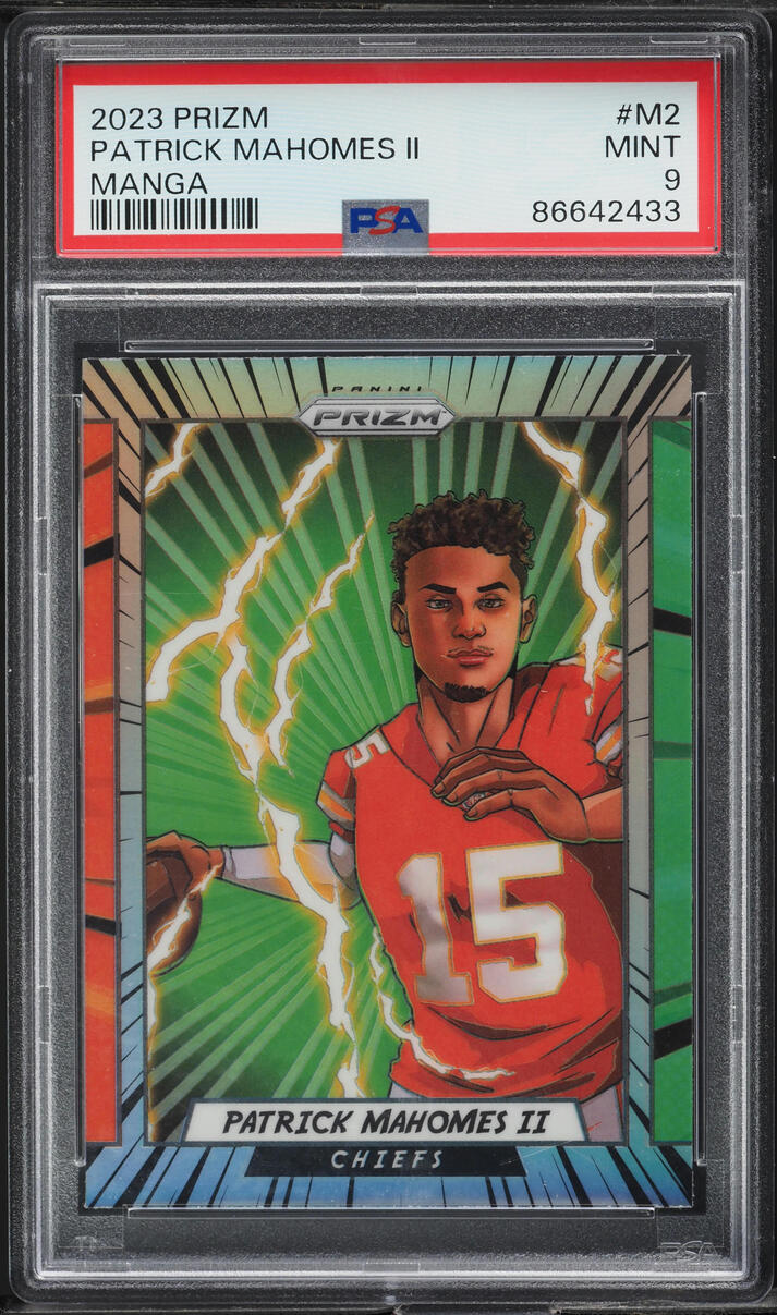 2023 Panini Prizm Manga Patrick Mahomes II #M2 PSA 9 MINT on Fanatics ...