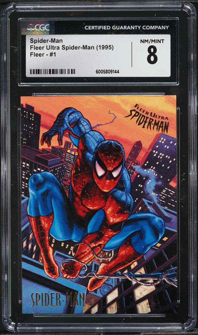 1995 Fleer Ultra Spider-Man #1 CGC 8 NM-MT on Fanatics Collect