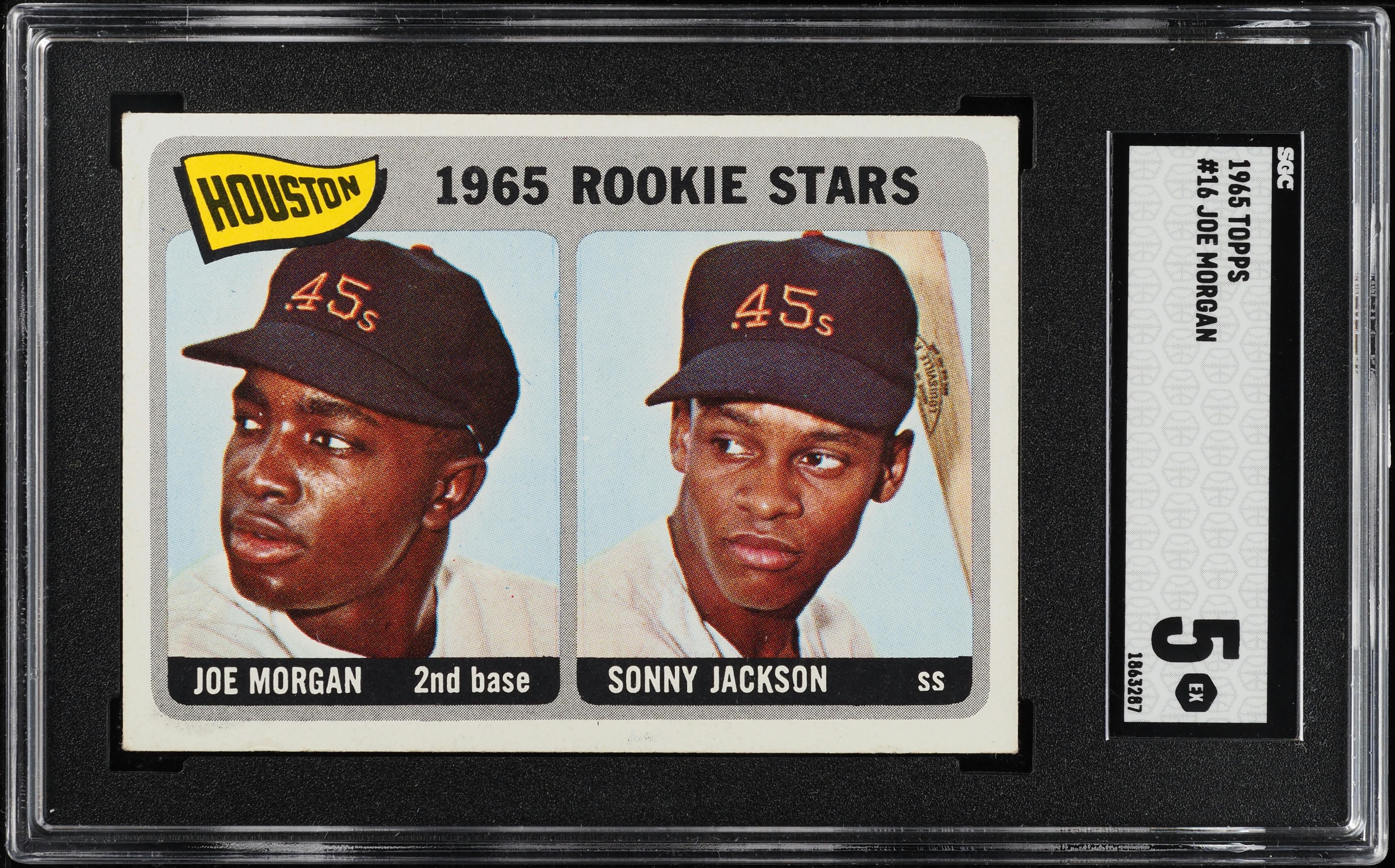 1965 Topps Joe Morgan ROOKIE #16 SGC 5 EX on Fanatics Collect