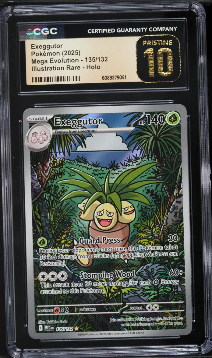 2025 Pokemon Mega Evolution IR Exeggutor #135 CGC 10 PRISTINE on ...