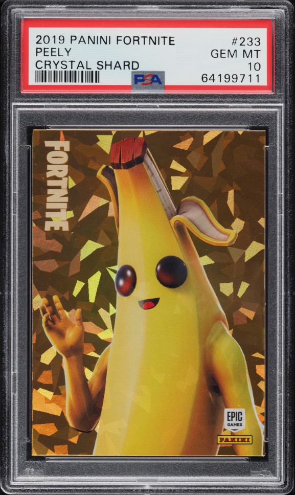 2019 Panini Fortnite Series 1 Crystal Shard Peely #233 PSA 10 GEM MINT ...