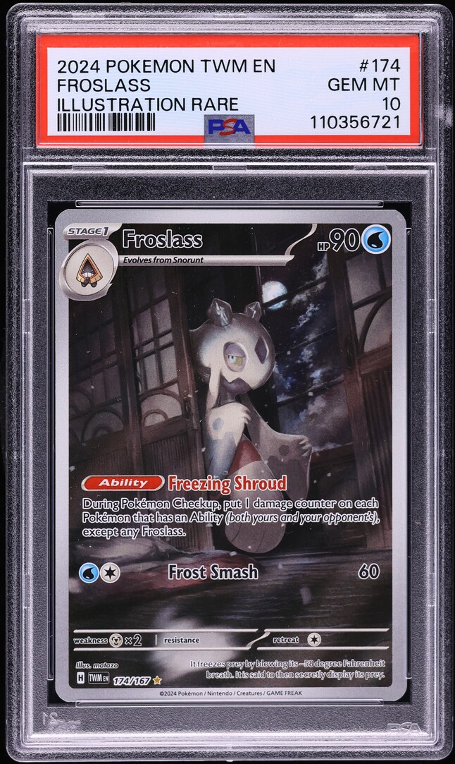 2024 Pokemon SV Twilight Masquerade IR Froslass #174 PSA 10 GEM MINT on ...