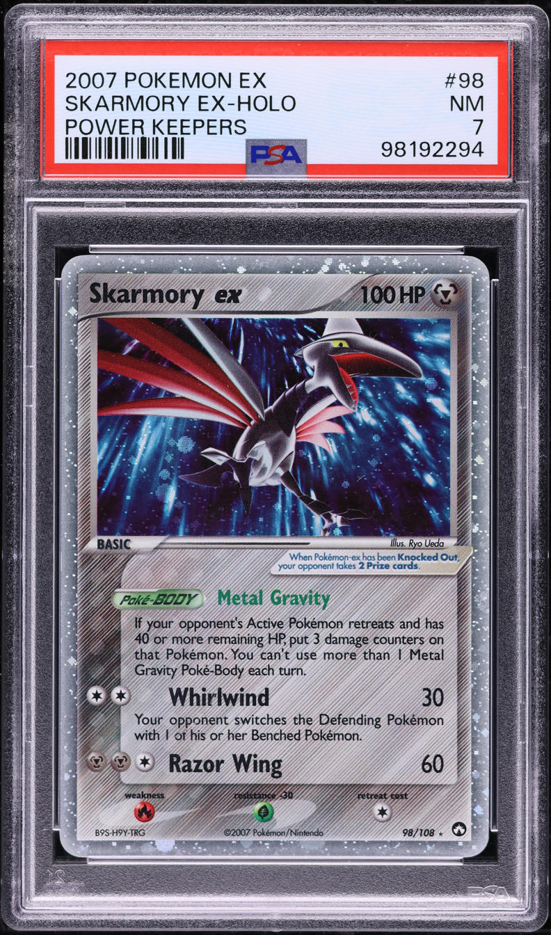 2007 Pokemon EX Power Keepers Holo Skarmory ex #98 PSA 7 NRMT on Fanatics Collect