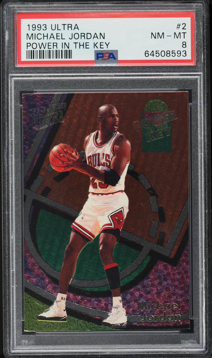 1993 Ultra Power In The Key Michael Jordan #2 PSA 8 NM-MT on Fanatics ...