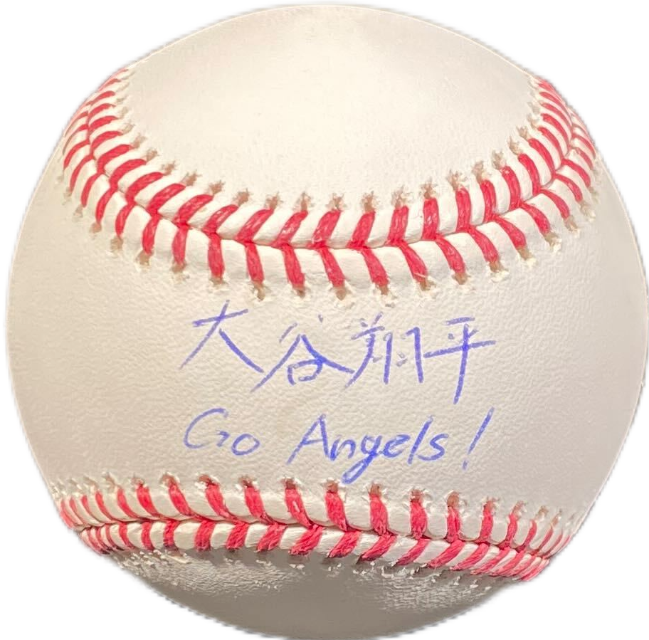 Shohei Ohtani Signed Autographed Baseball w/ "Go Angels" Inscription ...