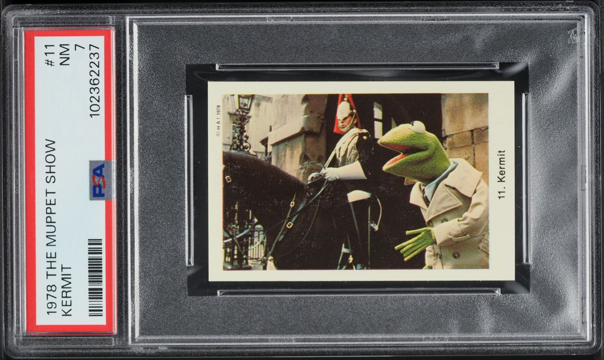 1978 Samlarbilder The Muppet Show Kermit #11 PSA 7 NRMT on Fanatics Collect