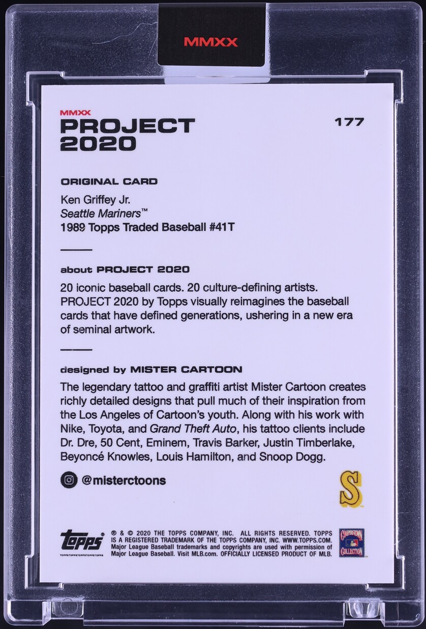 2020 Topps Project 2020 By Mister Cartoon Ken Griffey Jr. #177 on ...