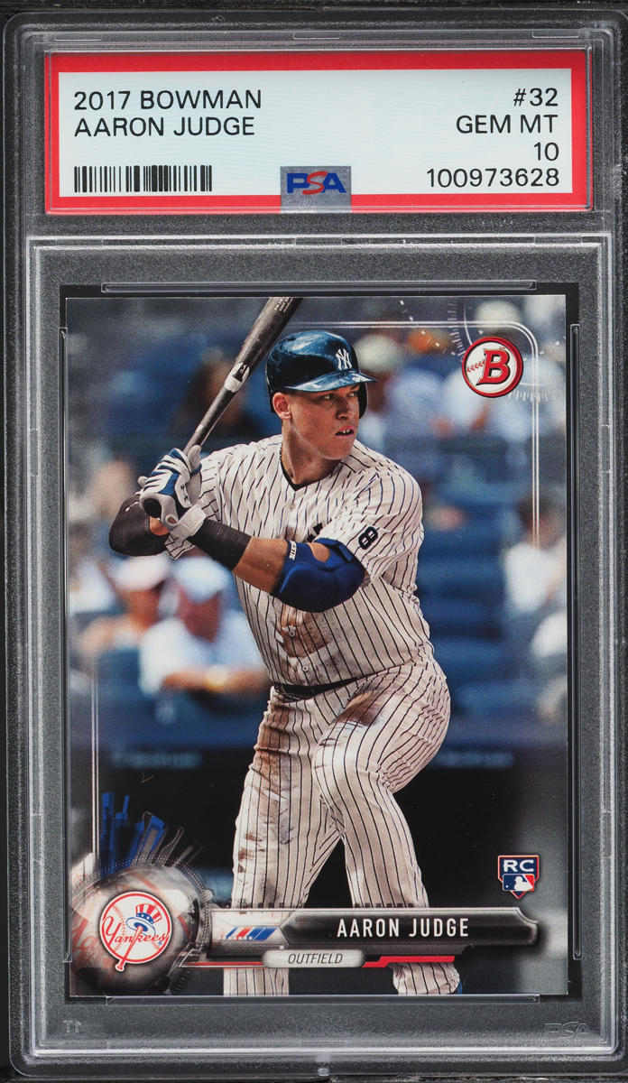 2017 Bowman Aaron Judge ROOKIE #32 PSA 10 GEM MINT on Fanatics Collect