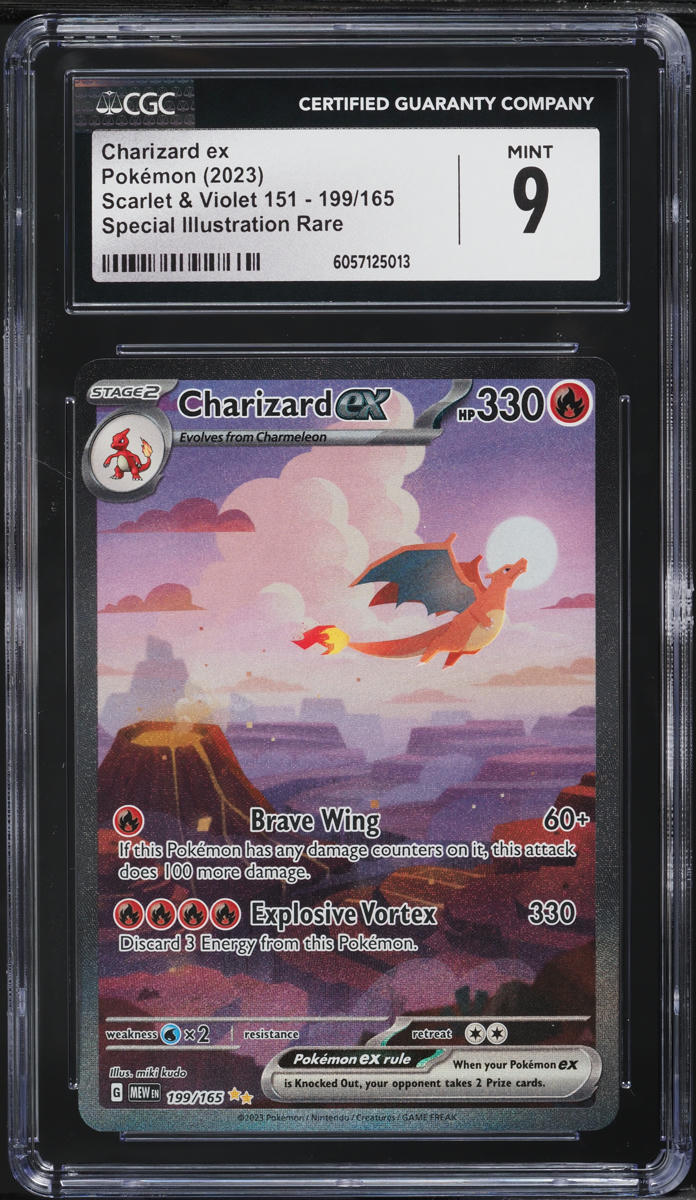 2023 Pokemon Scarlet & Violet 151 SIR Charizard ex #199 CGC 9 MINT on ...