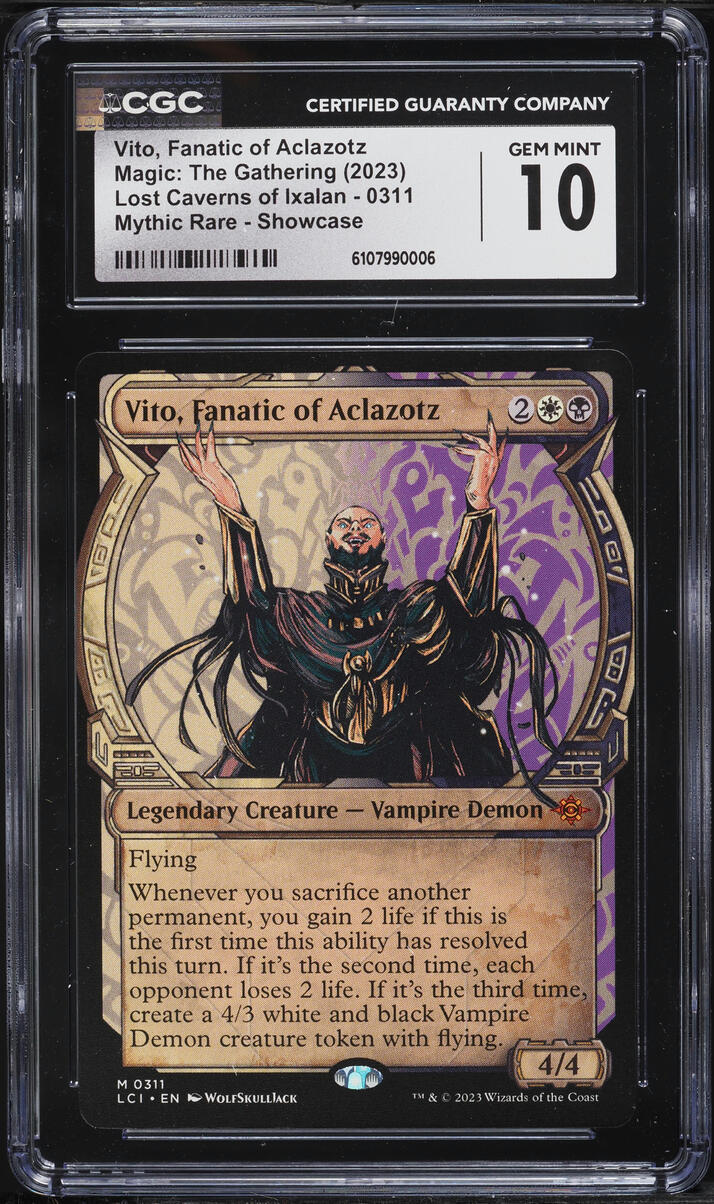 2023 Magic The Gathering Lost Caverns of Ixalan Showcase Vito, Fanatic ...