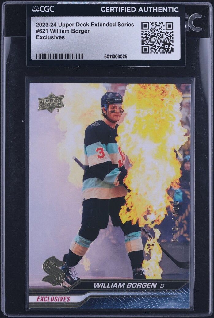 2023 Upper Deck Extended Series Exclusives William Borgen /100 #621 CGC ...