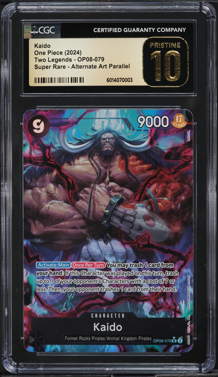 2024 One Piece Two Legends Alternate Art Jack #OP08-084 CGC 10 GEM MINT ...