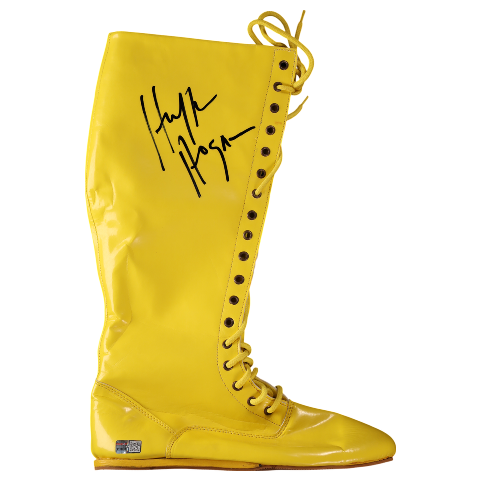 Hulk Hogan Signed Autographed Wrestling Boot - TriStar AUTH on Fanatics ...