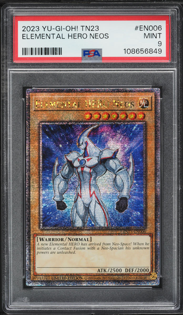 2023 Yu-Gi-Oh! 25th Anniversary Tin Elemental Hero Neos #TN23-EN006 PSA 9 MINT on Fanatics Collect