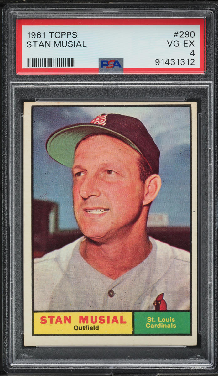 1961 Topps Stan Musial #290 PSA 4 VGEX on Fanatics Collect