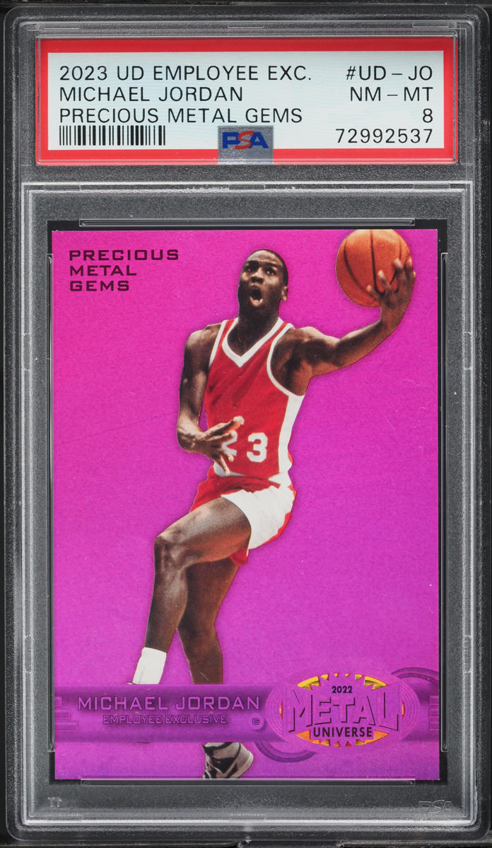 2023 UD Employee Exclusive Precious Metal Gems Purple Michael Jordan ...