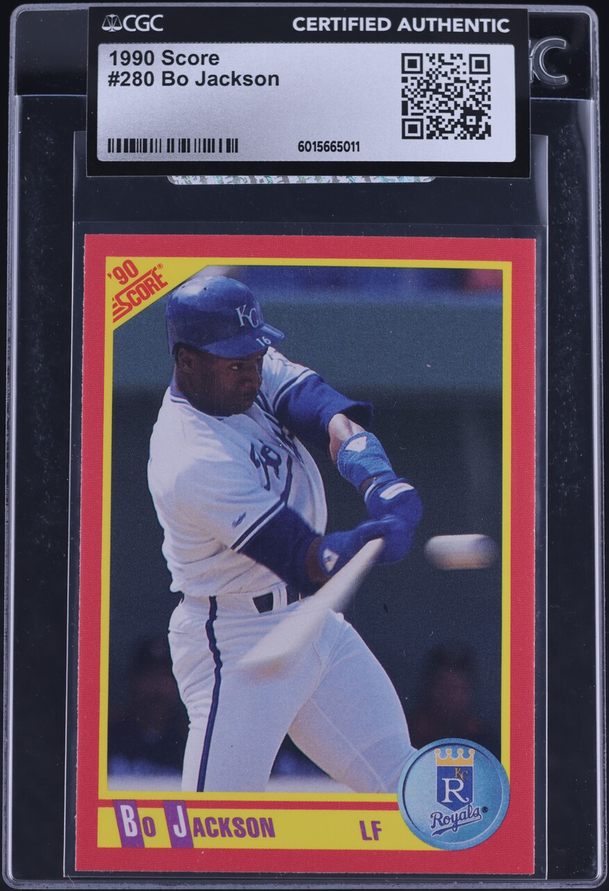1990 Score Bo Jackson #280 CGC AUTH on Fanatics Collect
