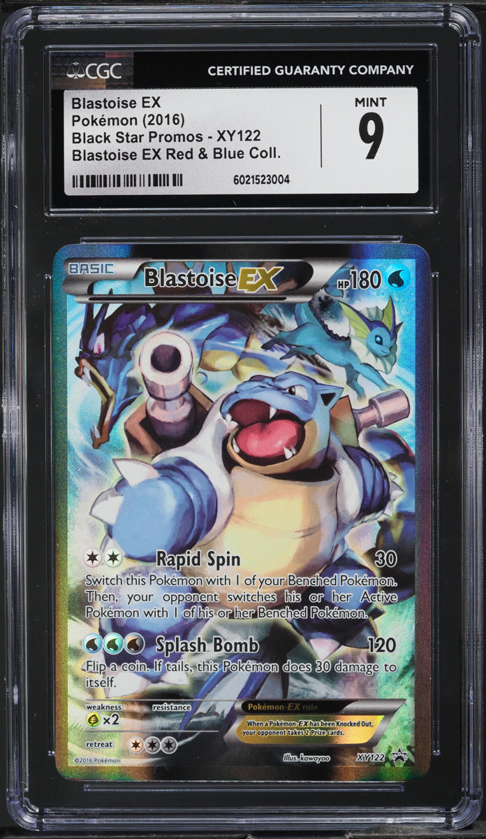 2016 Pokemon Black Star Promos Red & Blue Collection Blastoise EX # ...