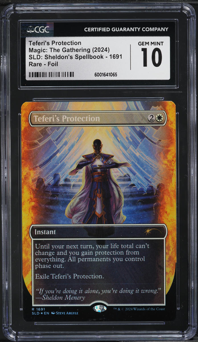 2024 Magic The Gathering Sheldon's Spellbook Foil Teferi's Protection ...