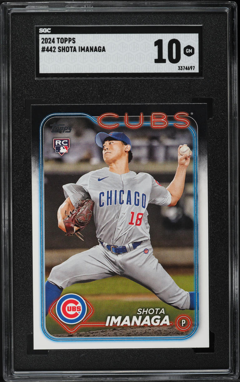 2024 Topps Shota Imanaga ROOKIE #442 SGC 10 GEM MINT on Fanatics Collect