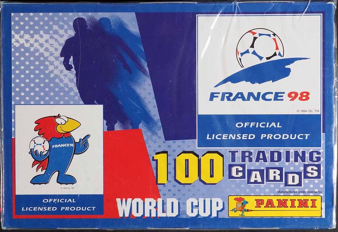 1998 Panini FIFA World Cup Factory Sealed Box, 100ct Cards on Fanatics ...
