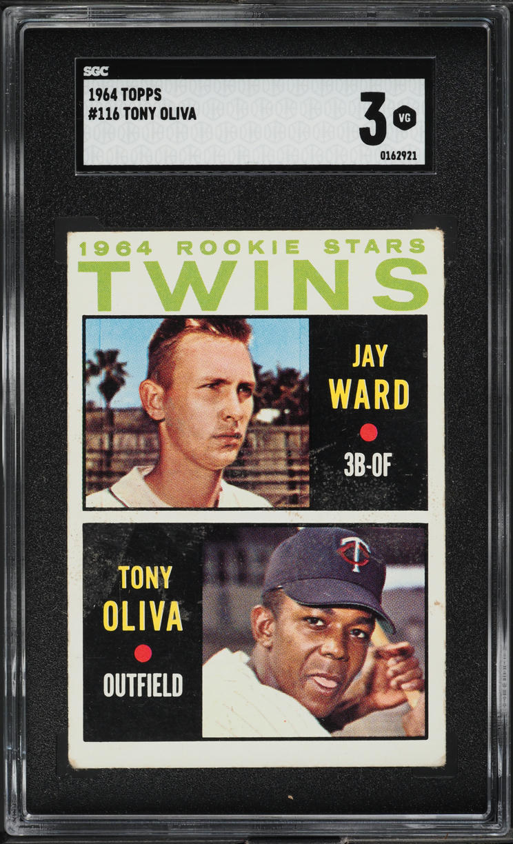 1964 Topps Tony Oliva ROOKIE #116 SGC 3 VG on Fanatics Collect