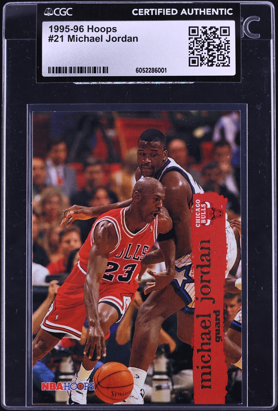 1995 Hoops Michael Jordan #21 CGC AUTH on Fanatics Collect