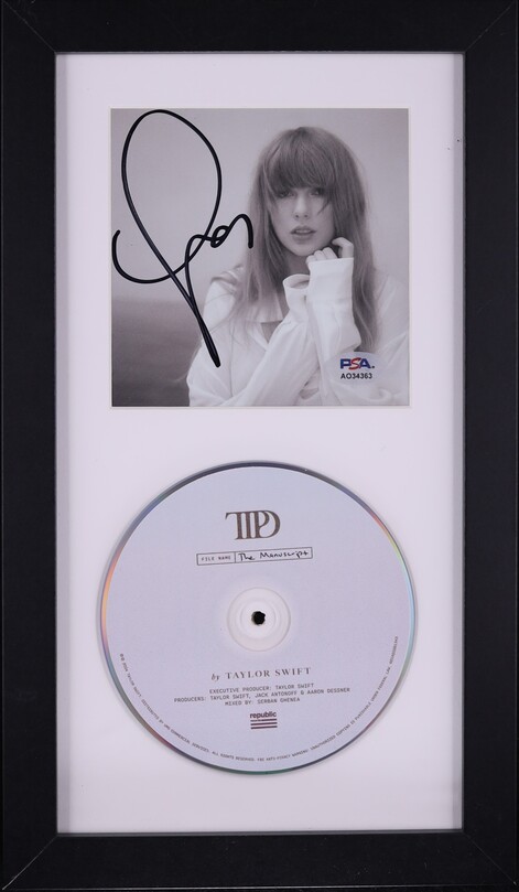 Taylor Swift Signed Autographed Framed CD Insert - PSA/DNA AUTH on ...