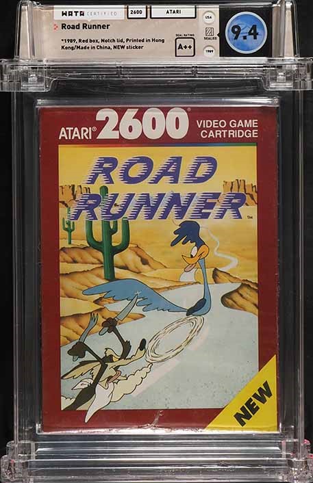 Road Runner (Atari 2600) WATA 9.4 A++ Sealed on Fanatics Collect