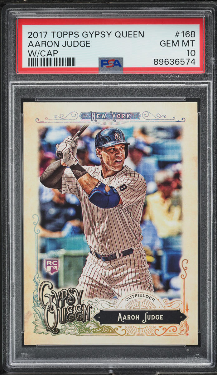 2017 Topps Gypsy Queen Aaron Judge ROOKIE #168 PSA 10 GEM MINT on ...