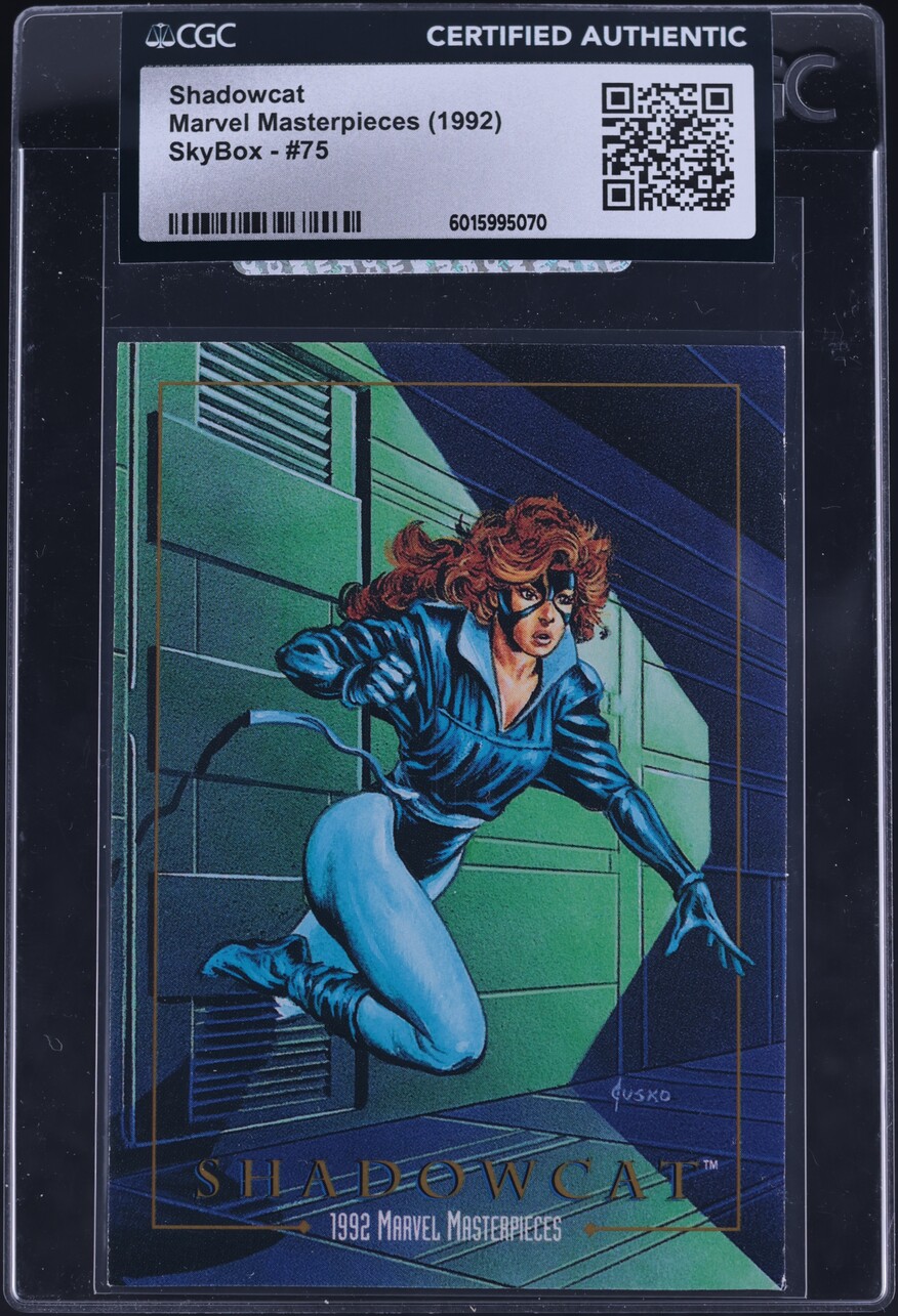 1992 Skybox Marvel Masterpieces Shadowcat #75 CGC AUTH on Fanatics Collect