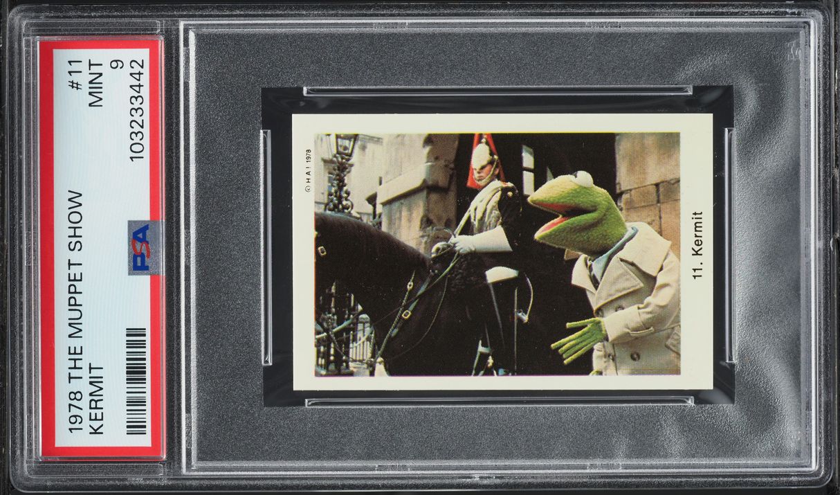 1978 Samlarbilder The Muppet Show Kermit #11 PSA 9 MINT on Fanatics Collect