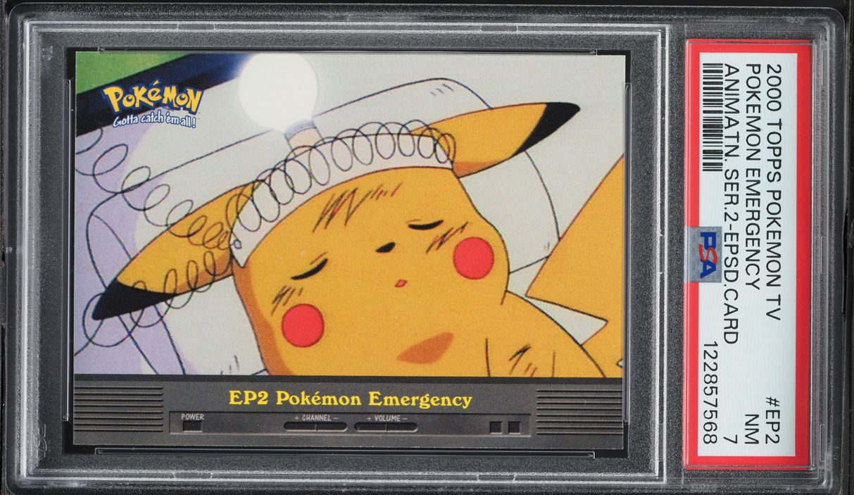 2000 Topps Pokemon TV Animation Series 2 Episode Cards Animation ...