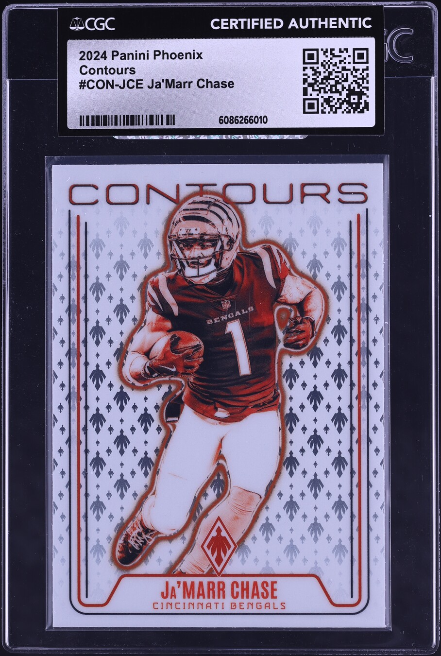 2024 Panini Phoenix Contours Ja'Marr Chase #CON-JCE CGC AUTH on ...